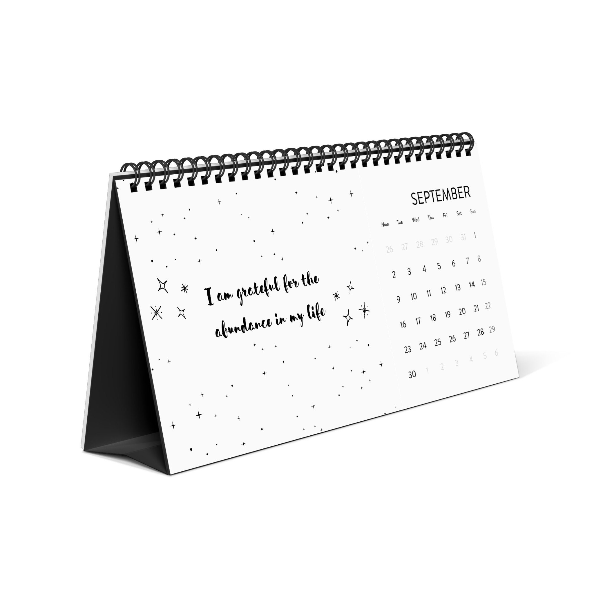 Affirmations Calendar 2024 Grid, Motivational, Positive, Inspirational ...