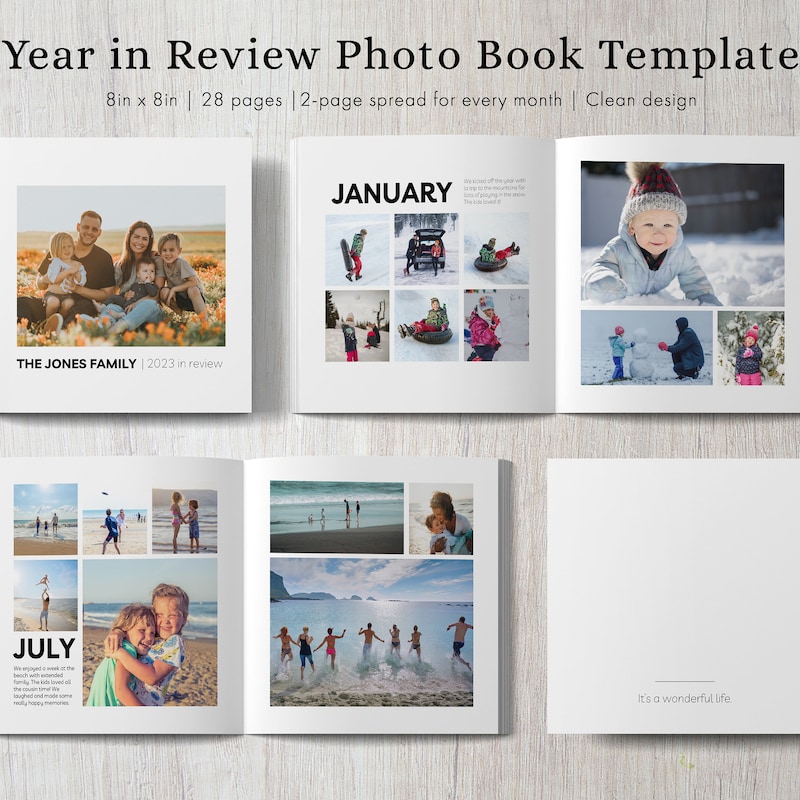 Square Album Template - Etsy