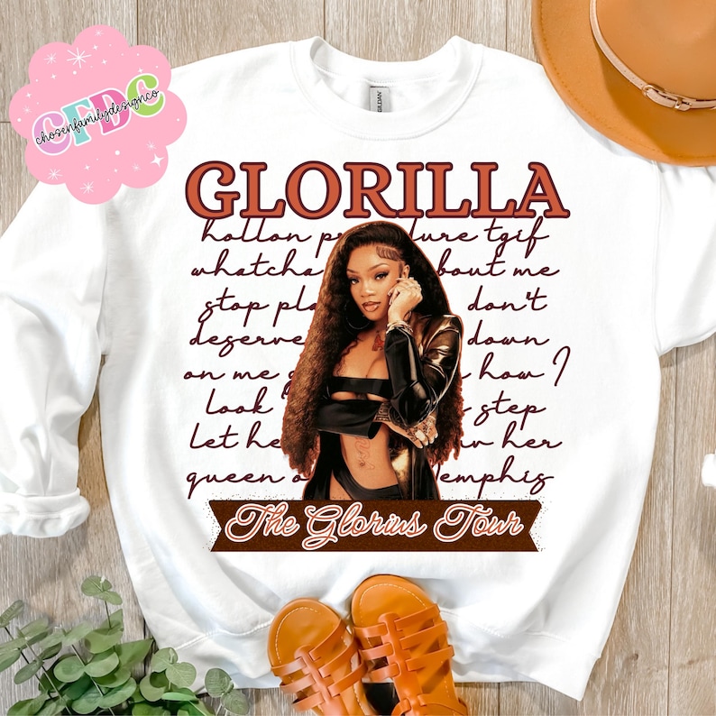 Glorilla PNG, Glorilla Tour PNG, Glorious Tour Shirt, GLO Design, Digital Design, Glorilla ...