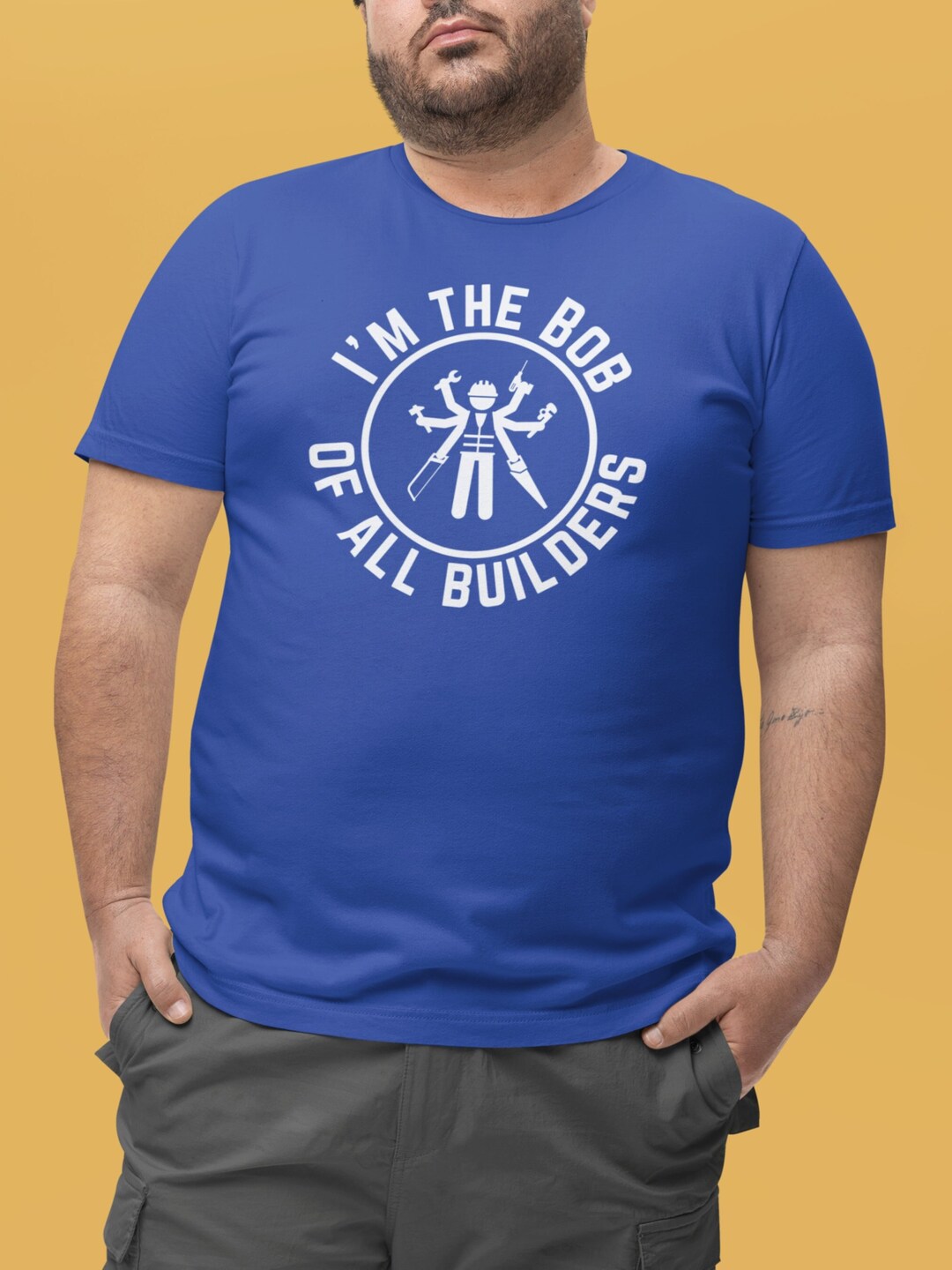 I'm the Bob of All Builders T-shirt, Bella+canvas 3001 Tee, Funny DIY ...