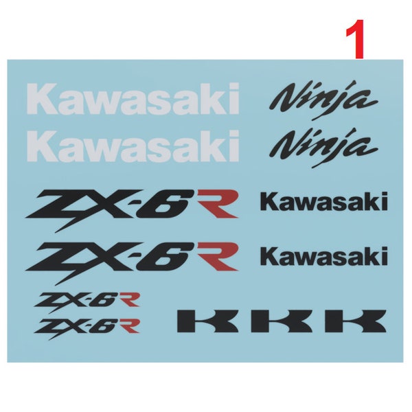 Kawasaki Zx6r Decals - Etsy UK