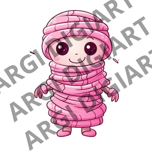 Cute Halloween Clipart, Pink Halloween Kawaii Style, Pink Pumpkin Clip ...