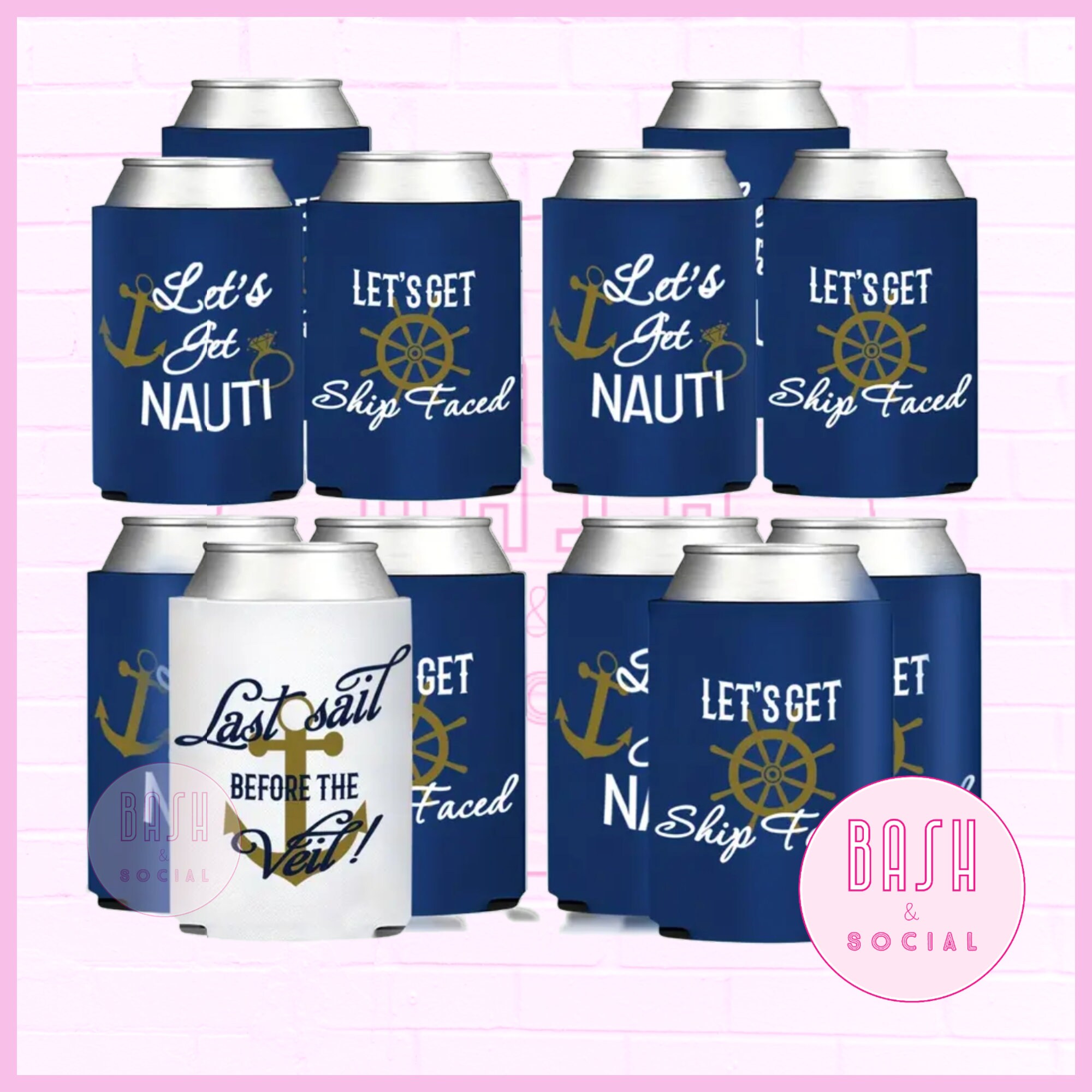 Last Sail Before the Veil Bachelorette Can Coozie Let's - Etsy