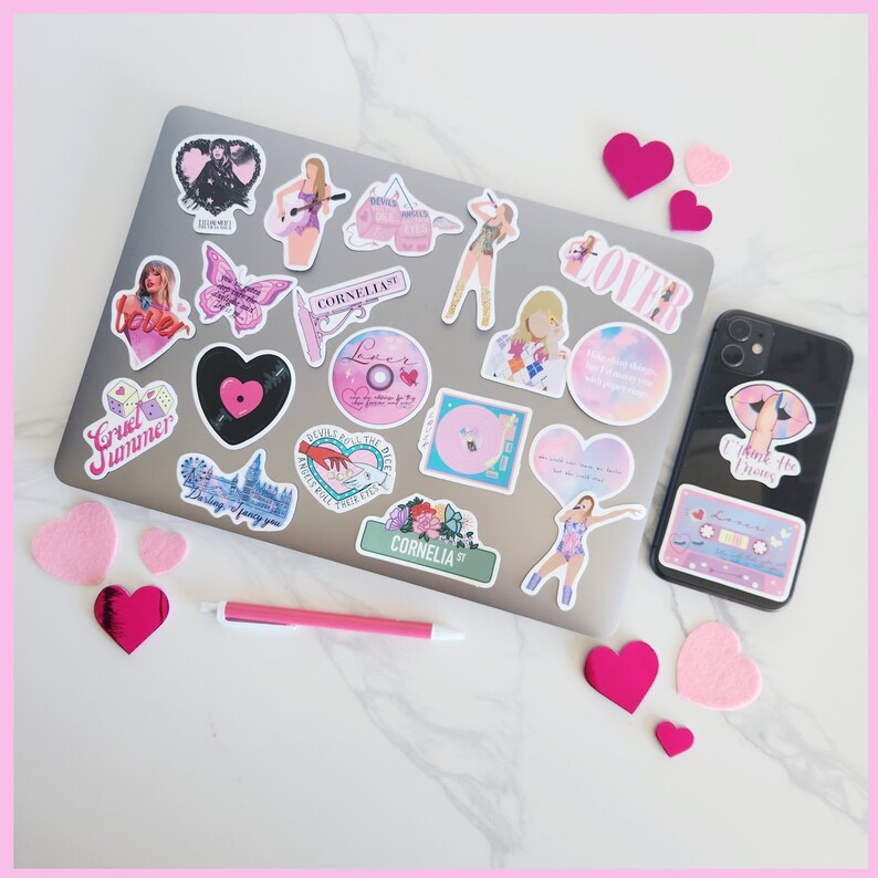 1-50pcs Taylor Swift Stickers, Lover Taylor Swift, Swiftie Sticker Pack ...