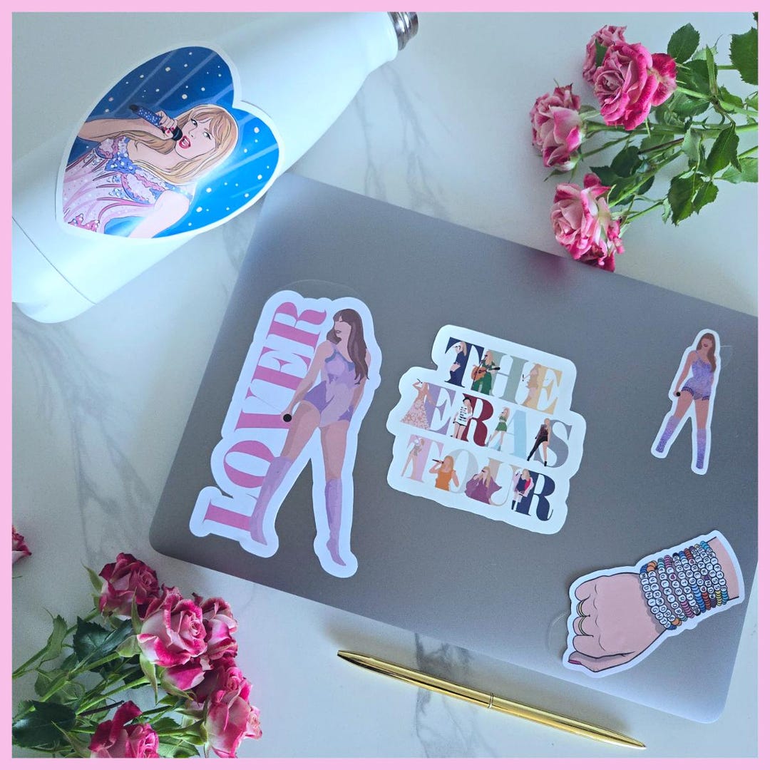 Large TS Stickers, TS Laptop Decal Sticker, Swift Car Decal, the Eras ...