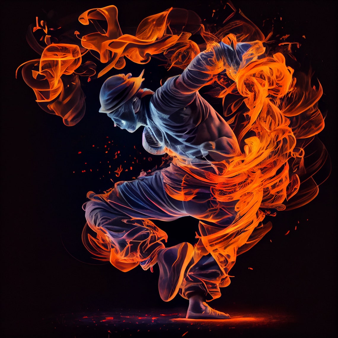 Dancing Flame - Etsy