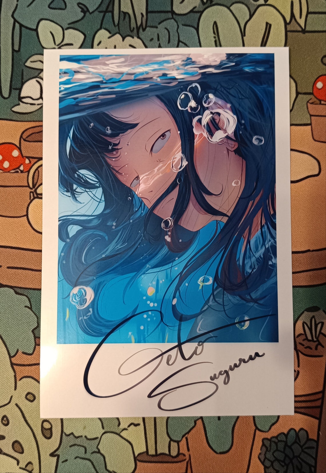 Jujutsu Kaisen Geto Suguru Underwater Signature Photocard - Etsy