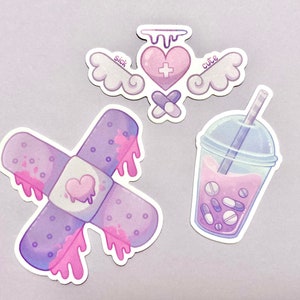 Yami Kawaii, Menhera Kei Sticker Set for Journals, Laptops - Etsy