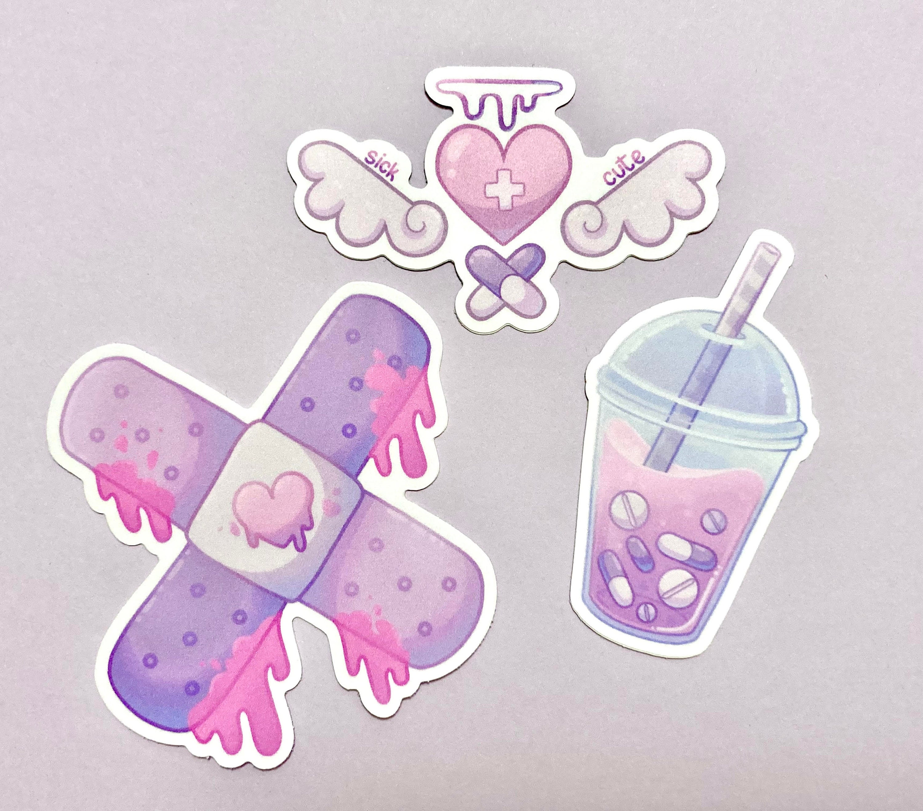 Yami Kawaii, Menhera Kei Sticker Set for Journals, Laptops - Etsy