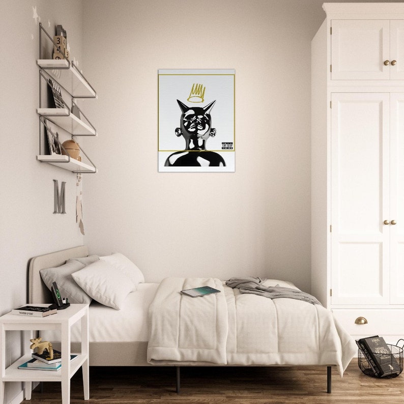 J Cole Born Sinner Album Cover Art Canvas Wall Art - Etsy