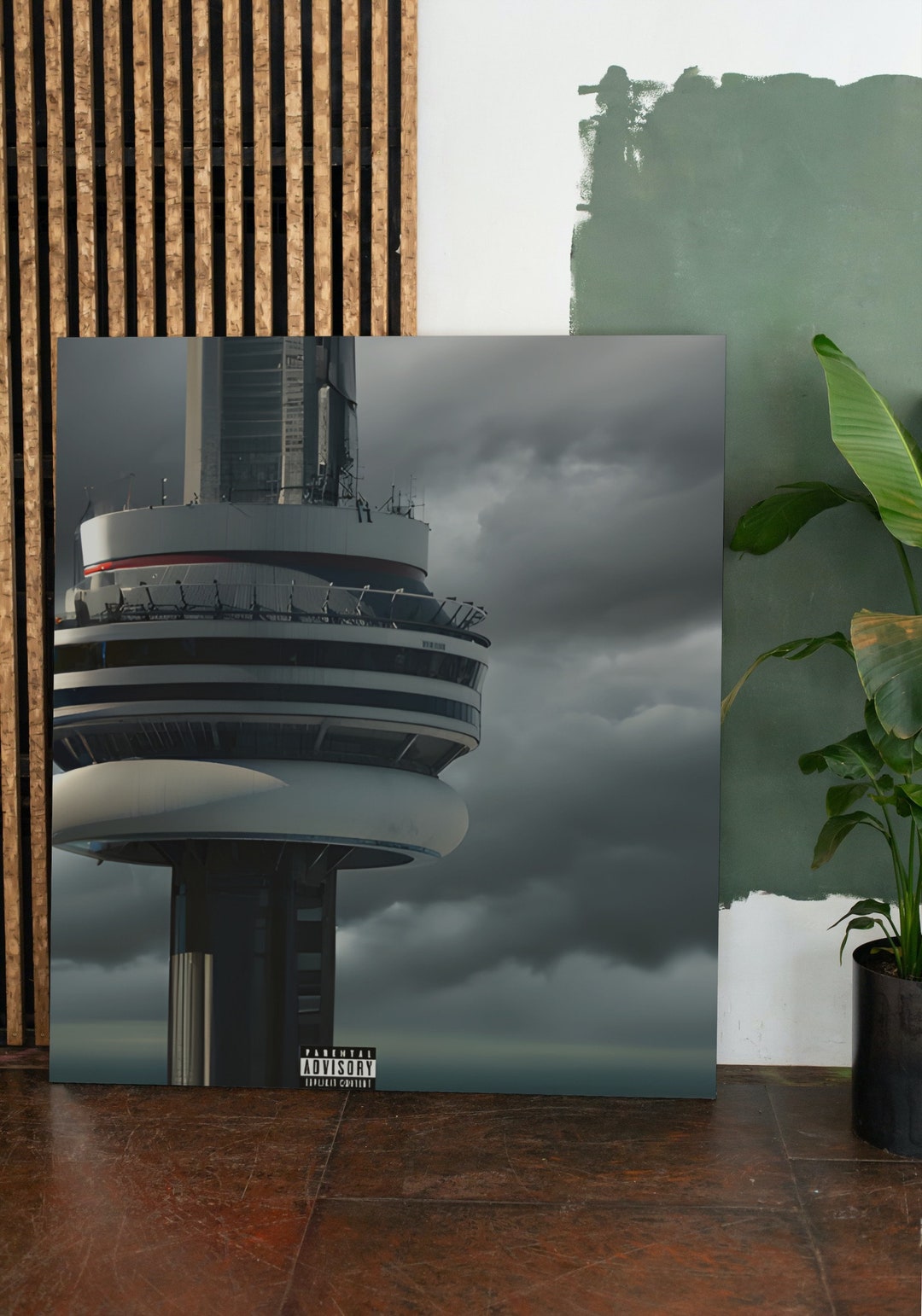 Drake Views Album Cover Art Canvas Wall Art - Etsy
