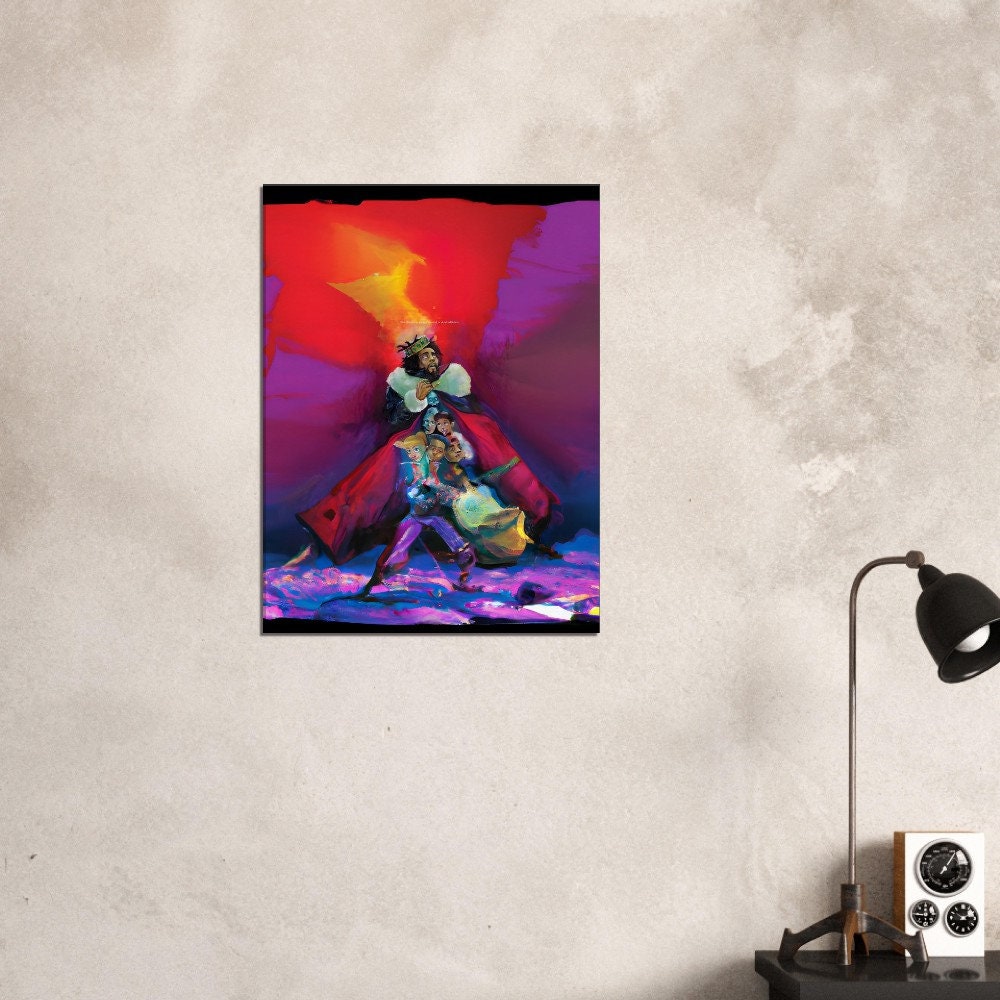 J Cole KOD Album Cover Art Canvas Wall Art - Etsy