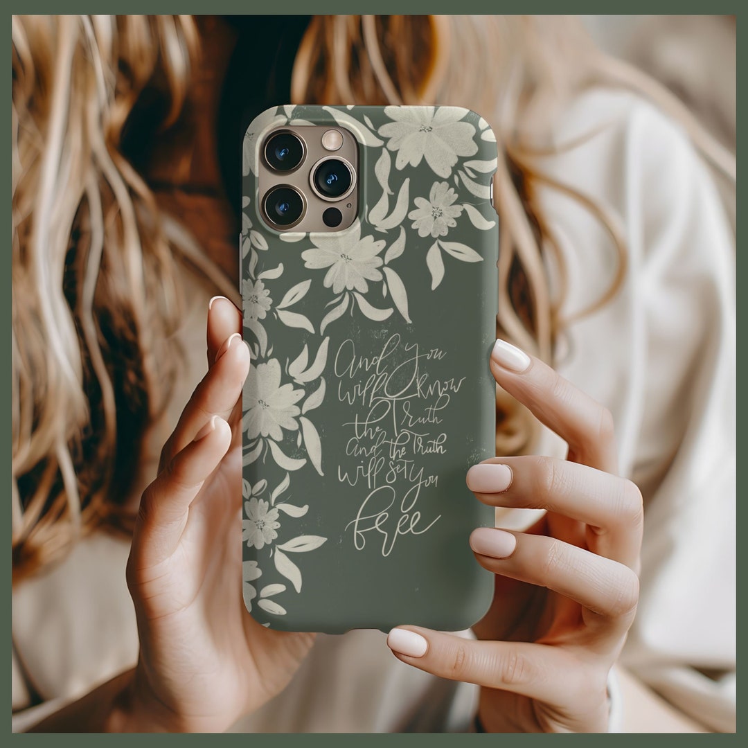 Bible Scripture Phone Case |the Truth Will Set You Free Phone Case ...