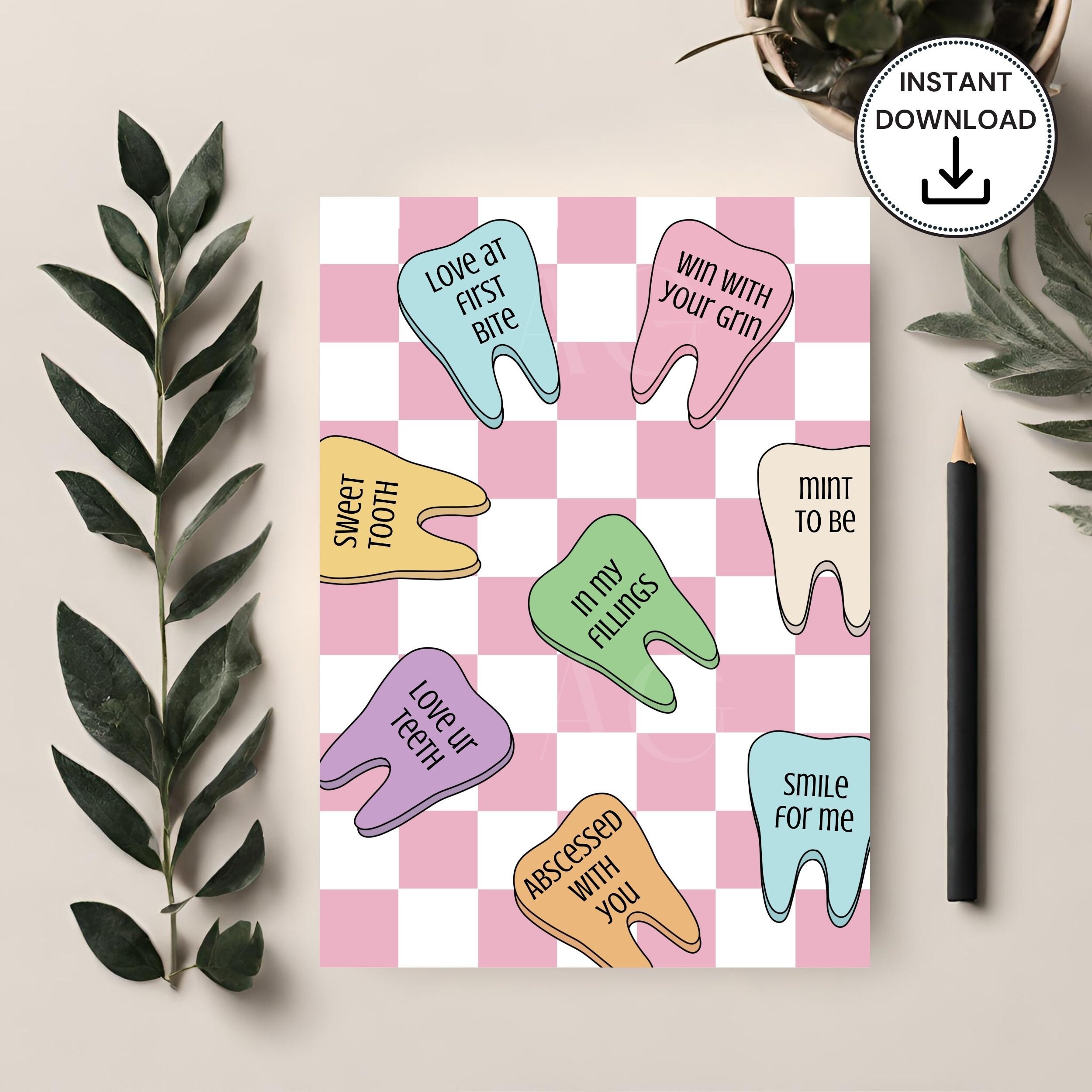 Dental Appreciation Greeting Card, Cute Gift, CDA Dental Card, Thank ...