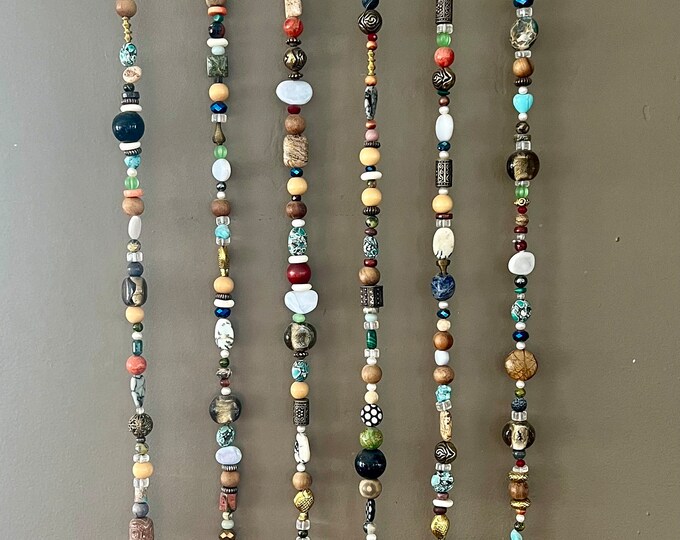 Boho Wall Art, Natural Stone, Wind Chimes, Wall & Window Hangings ...