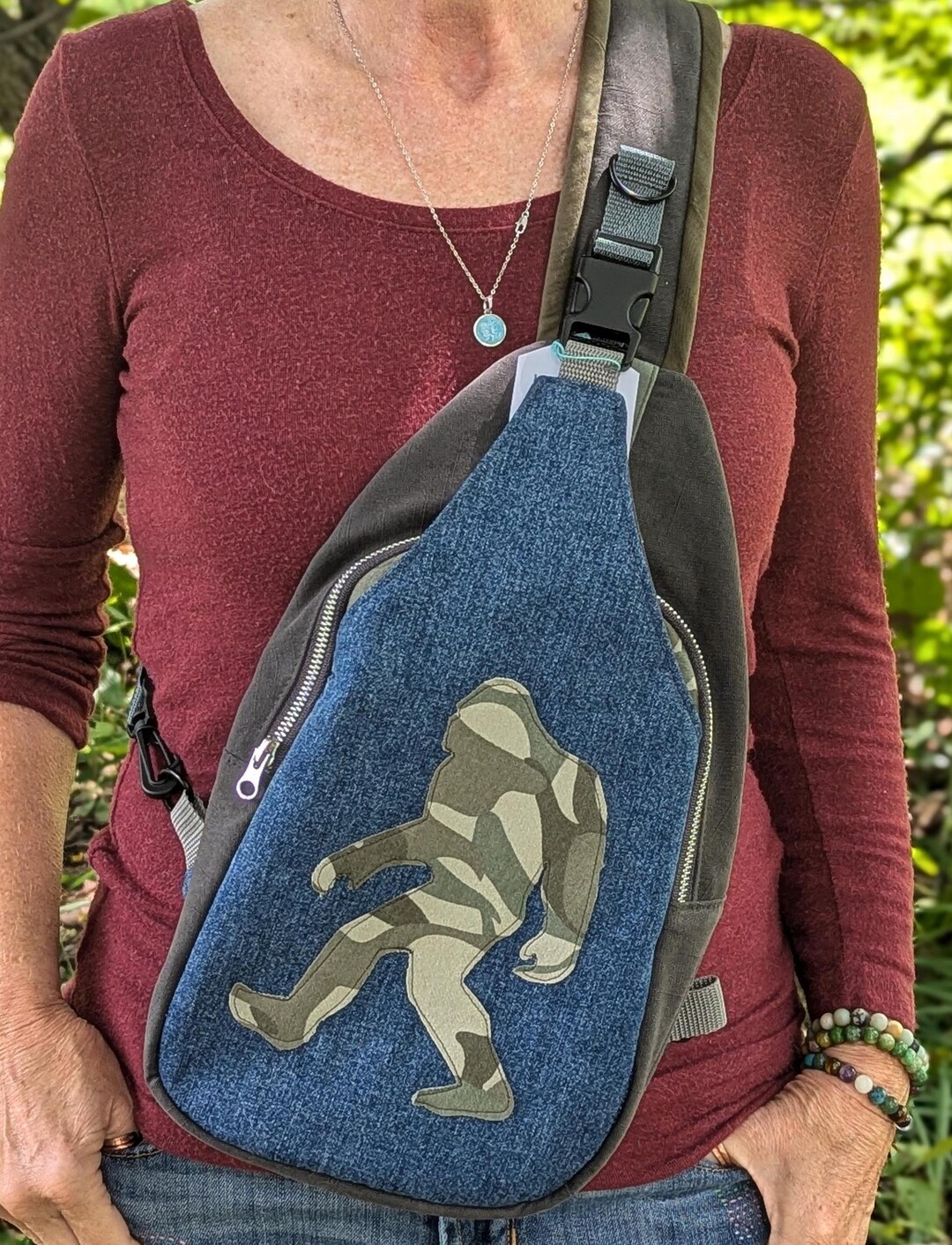 Camo Bigfoot Sling Backpack - Etsy