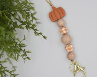 Fall Fabric Lanyards Fall Lanyards Floral Harvest Lanyard - Etsy