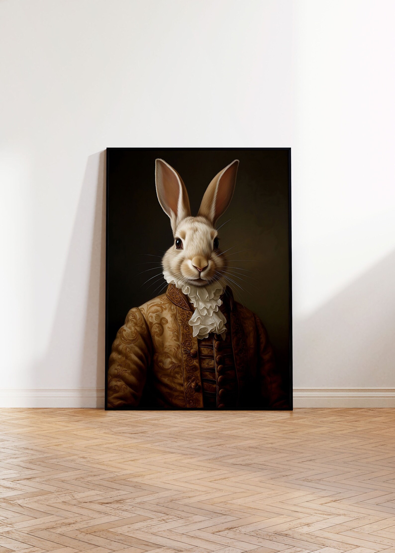 Vintage Rabbit Print Victorian Rabbit Painting Rabbit Wall - Etsy