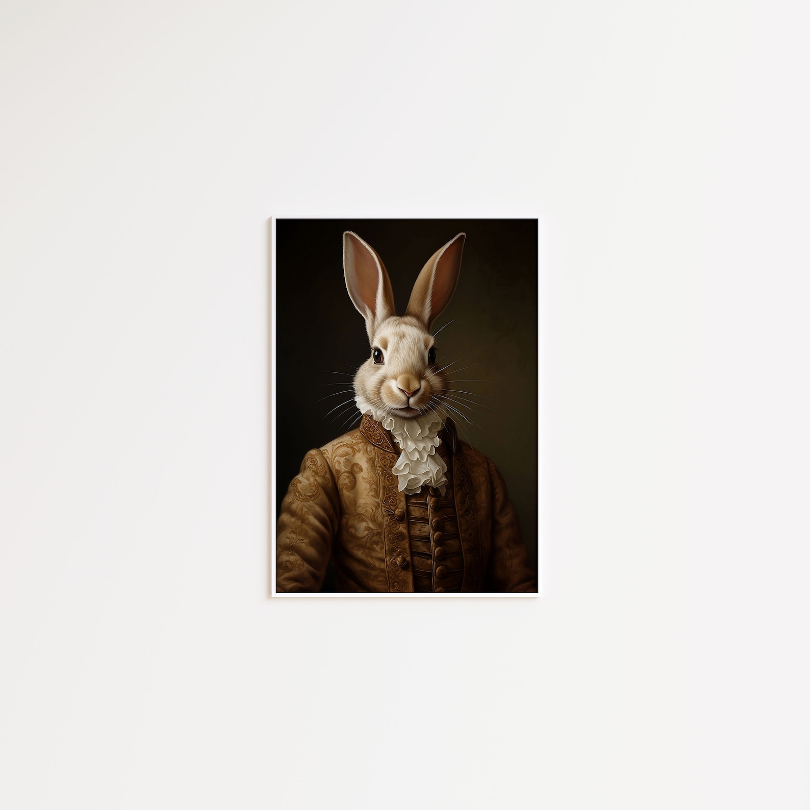 Vintage Rabbit Print Victorian Rabbit Painting Rabbit Wall - Etsy