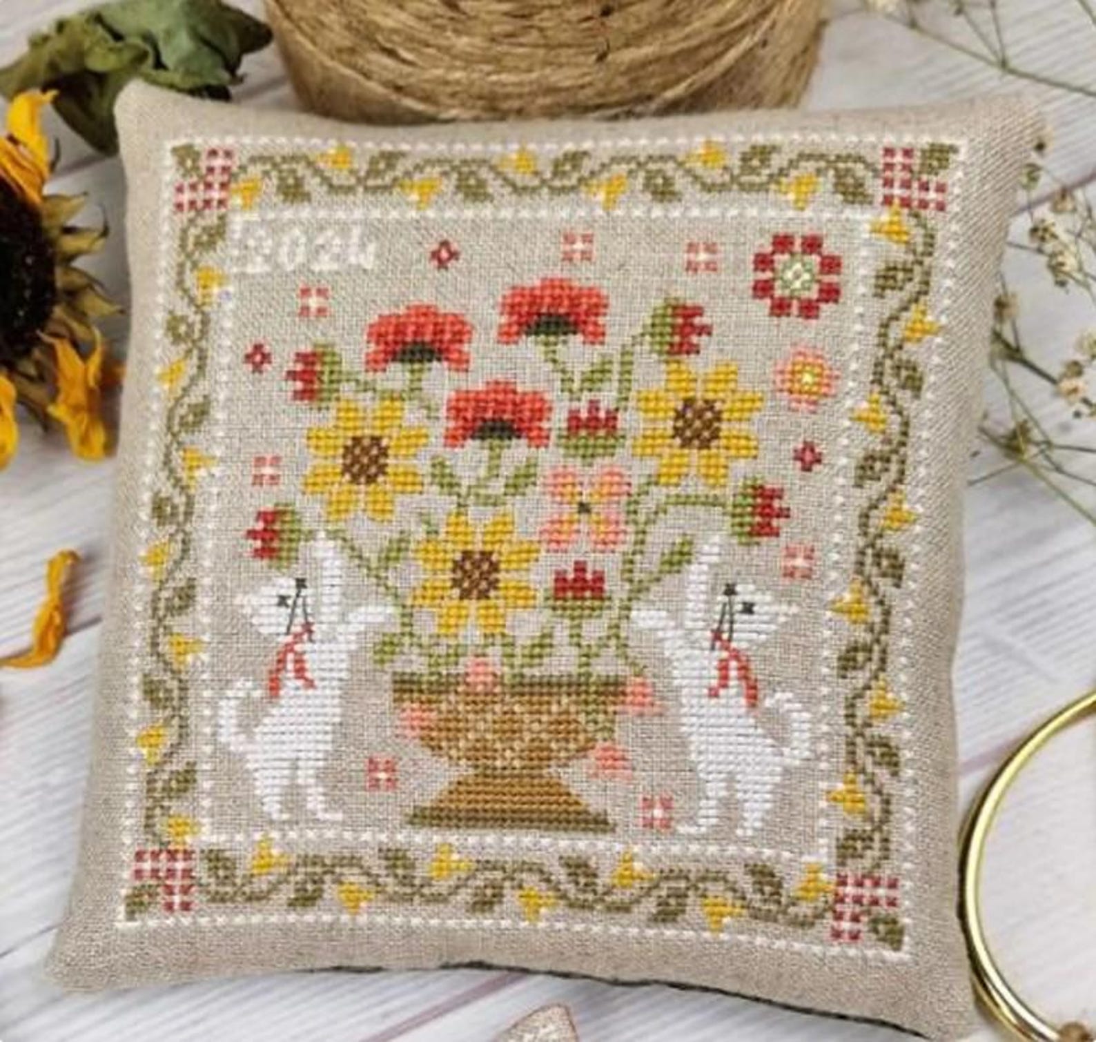 Crocette a Gogo - Summer Basket Cross Stitch Pattern - Etsy