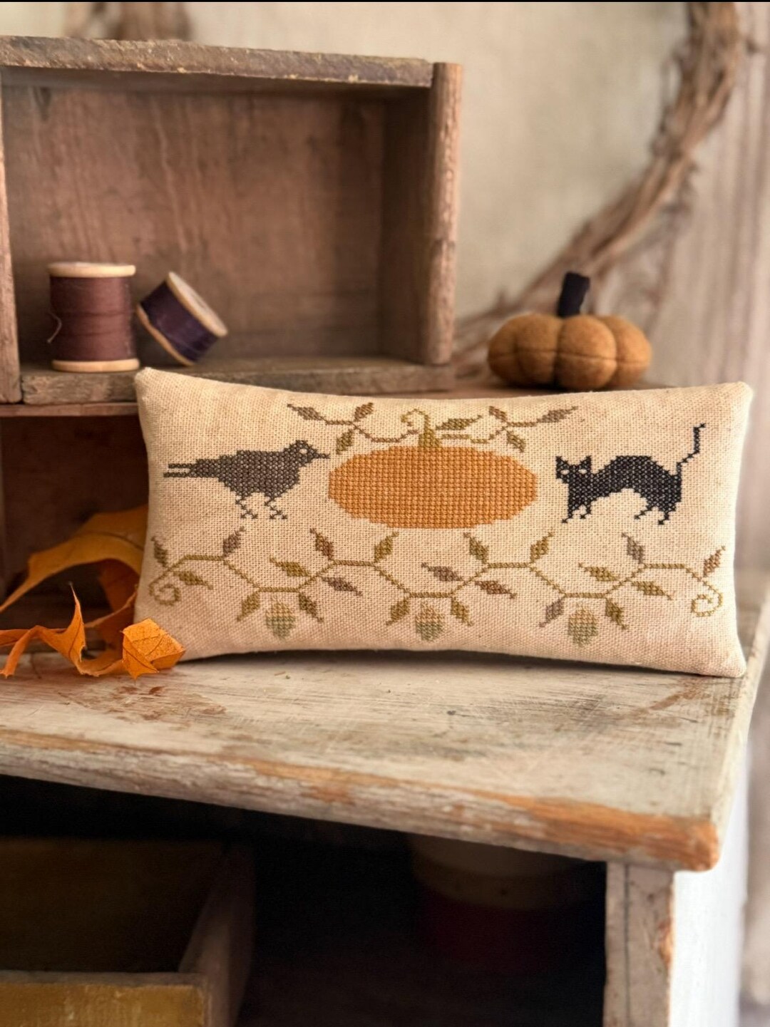 Notforgotten Farm - Pumpkin Playtime Counted Cross Stitch Pattern - Etsy