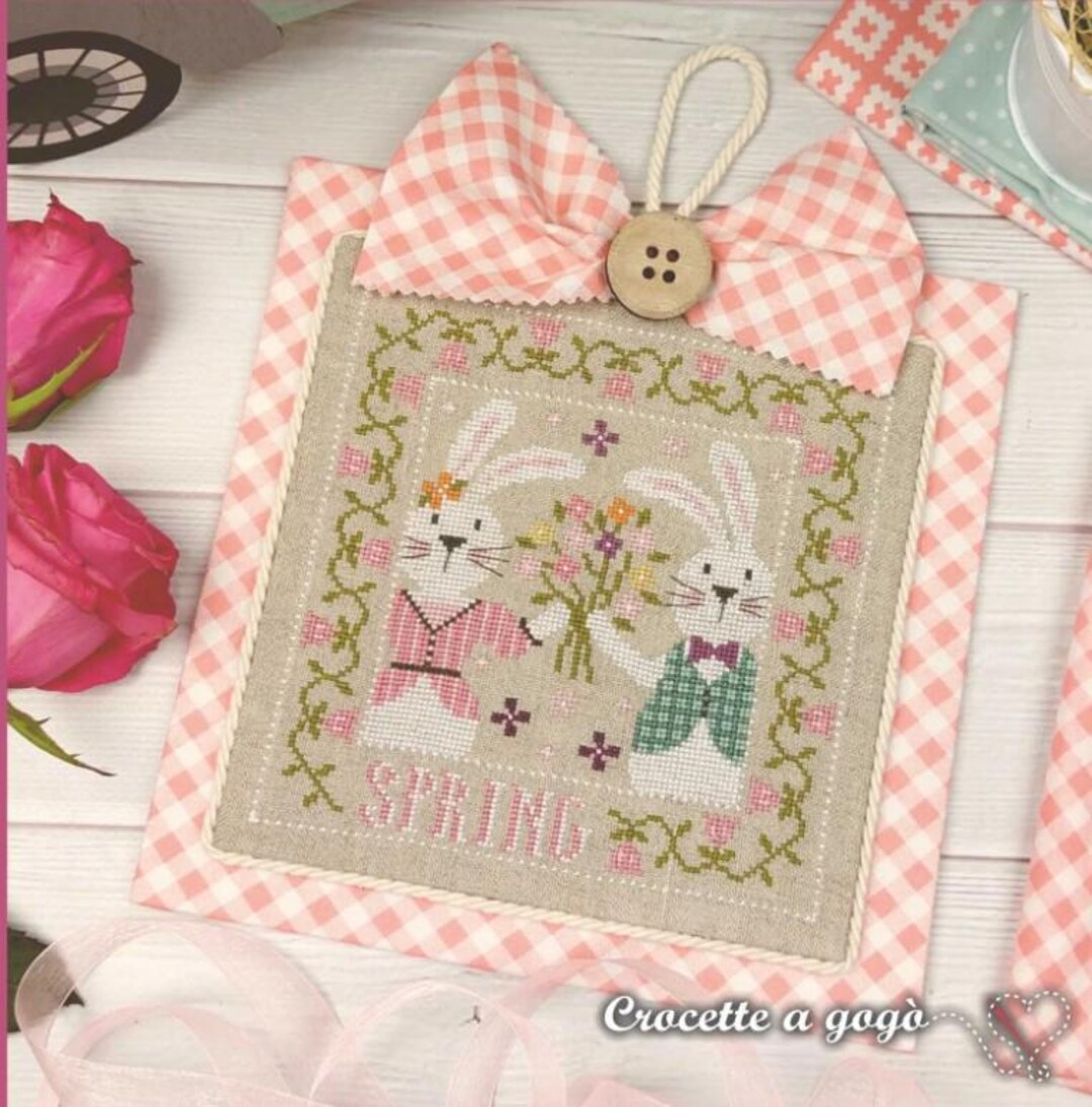 Crocette a Gogò - Spring Greetings - Bunny, Flowers, Spring, Pinkeep ...