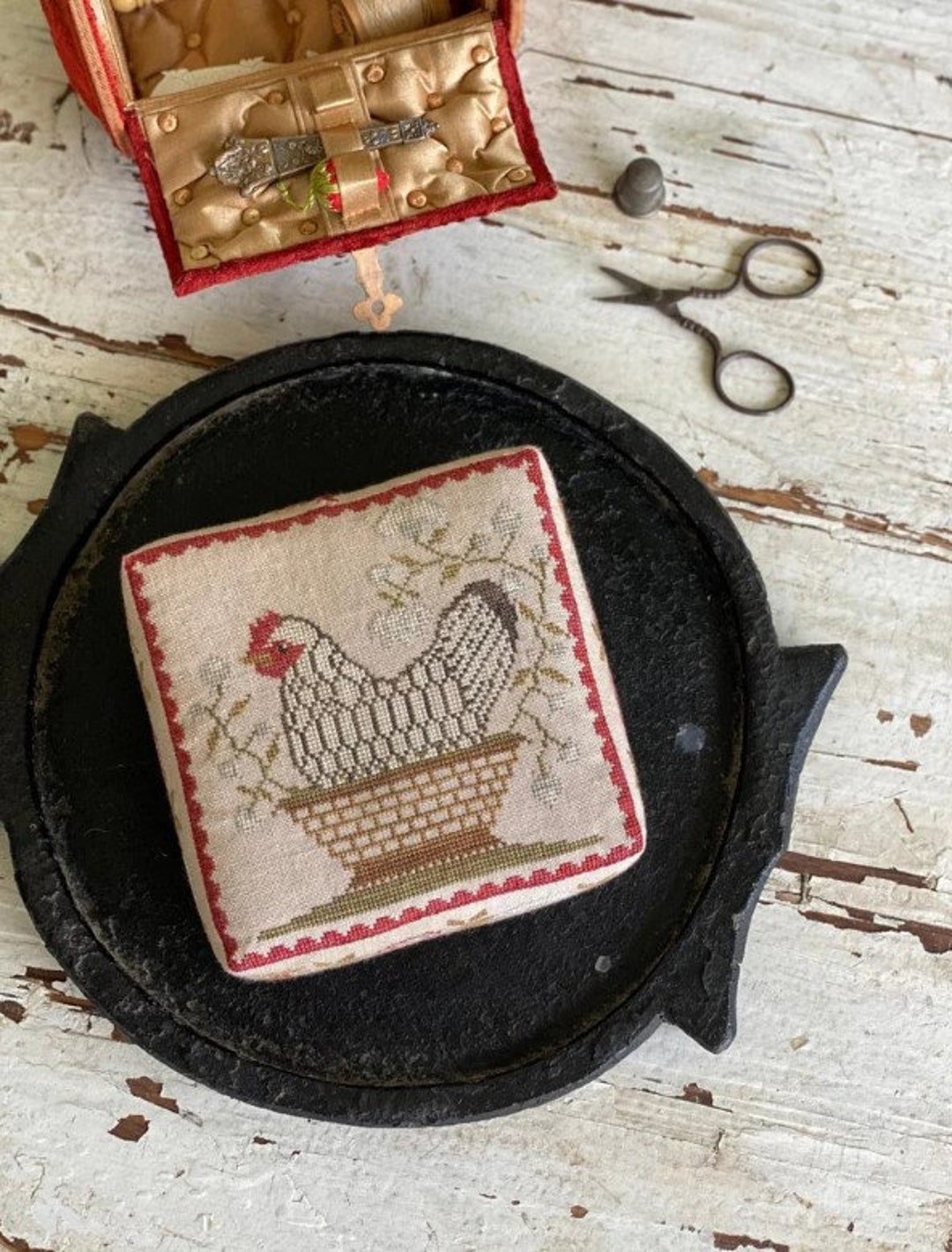Stacy Nash Designs Big Chicken Little Chicken Pinkeep, Chicken, Basket ...