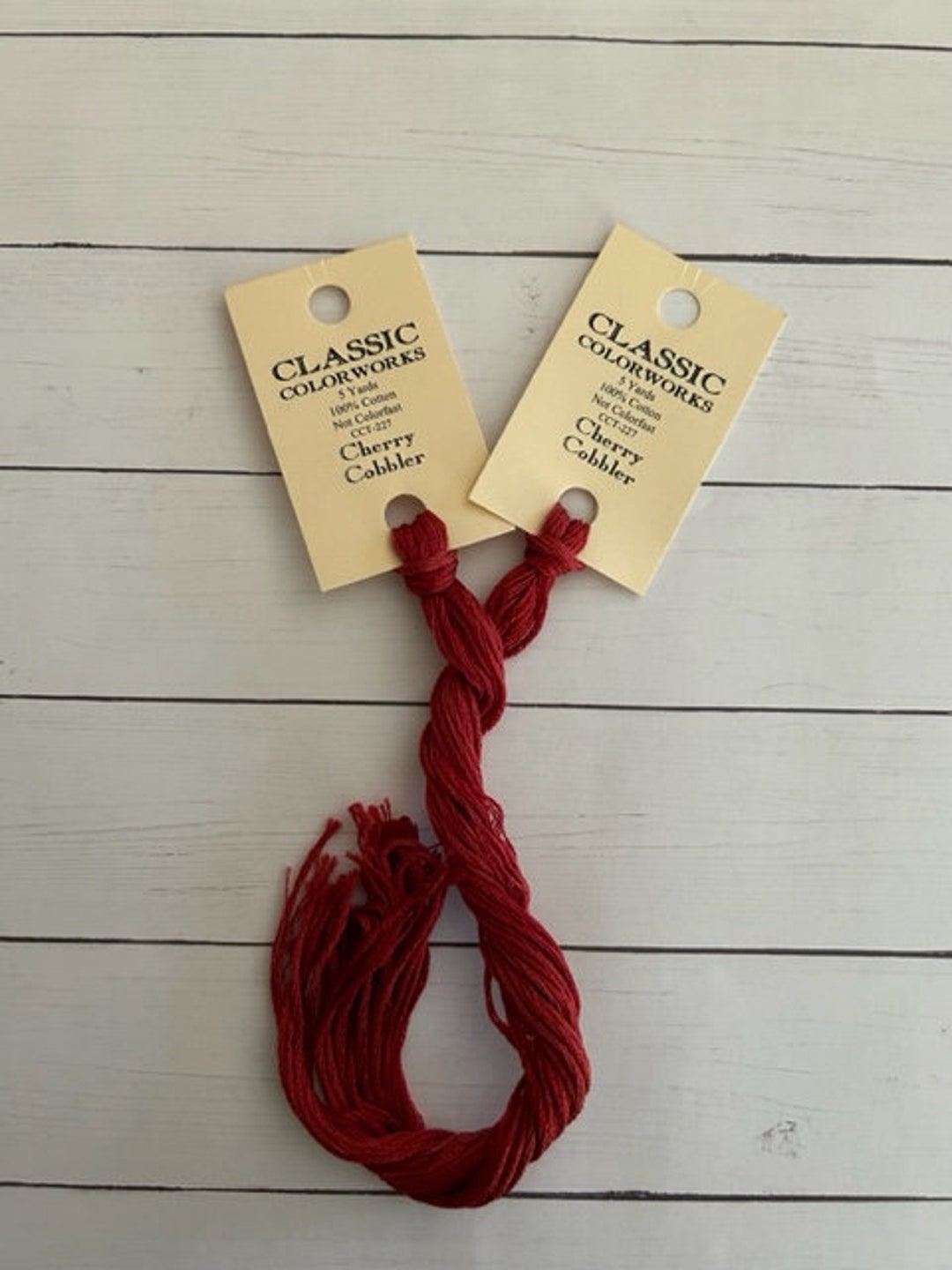 Classic Colorworks Cherry Cobbler CCT-227 5 YARD Skein - Etsy