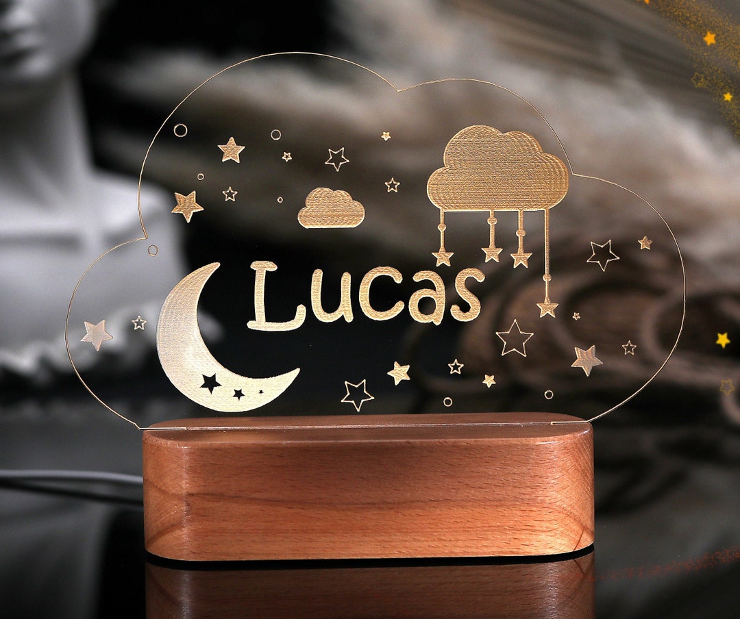 Night Light for Kids Custom Night Light Birthday Gift Christmas Gift ...