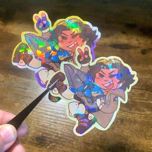 Venture OW - 2.8x3 Holographic Vinyl Overwatch Sticker - Etsy
