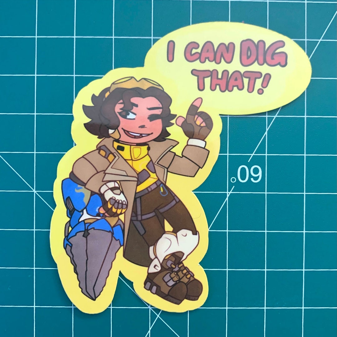 I Can Dig That! - Venture OW Stickers Holographic Vinyl - Etsy