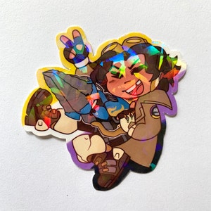 Venture OW - 2.8x3 Holographic Vinyl Overwatch Sticker - Etsy