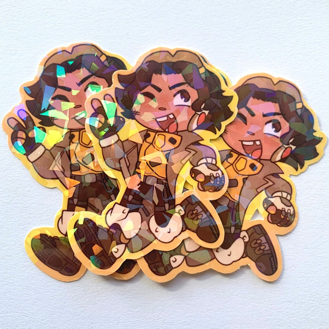 Chibi Venture - 2x3in Overwatch Holographic Vinyl Sticker - Etsy