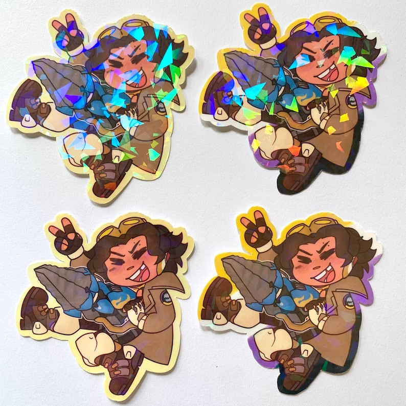 Venture OW 2.8x3 Holographic Vinyl Overwatch Sticker - Etsy