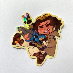 Venture OW - 2.8x3 Holographic Vinyl Overwatch Sticker - Etsy