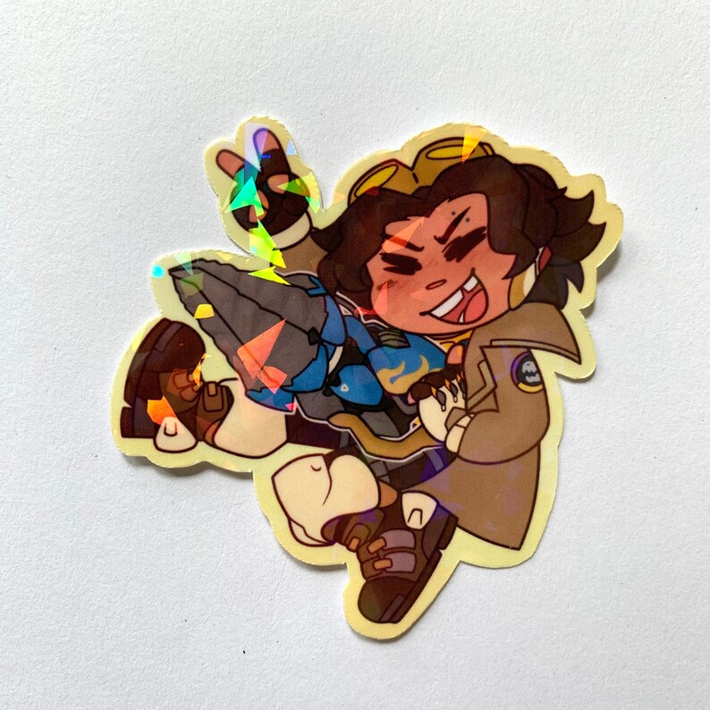 Venture OW 2.8x3 Holographic Vinyl Overwatch Sticker - Etsy