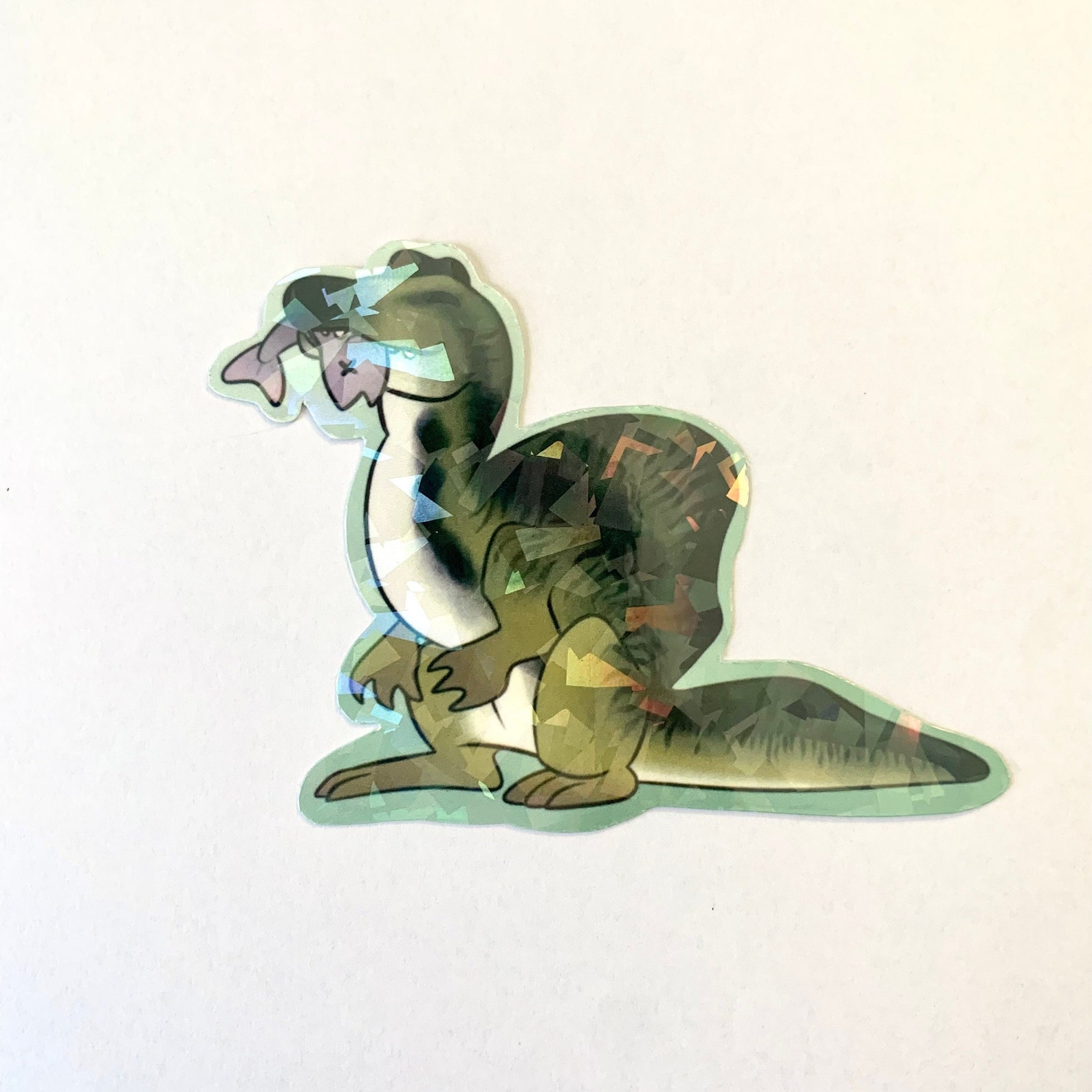Spinosaurus Friends! - Chibi Holographic Vinyl Dinosaur Stickers - Etsy