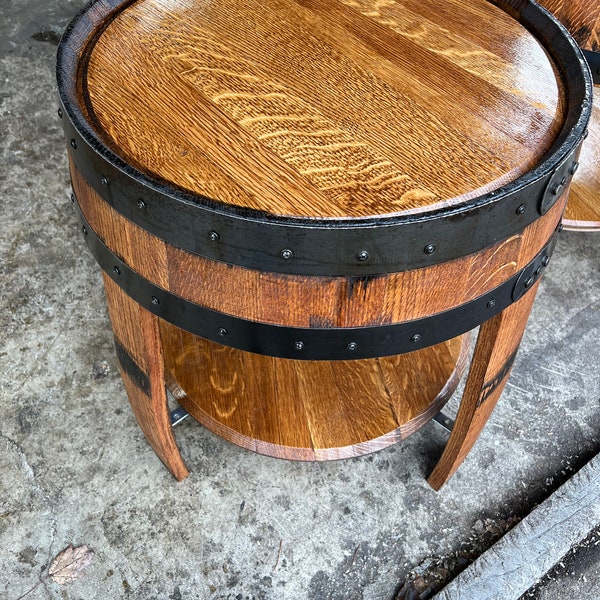 Whiskey Barrel Table - Etsy