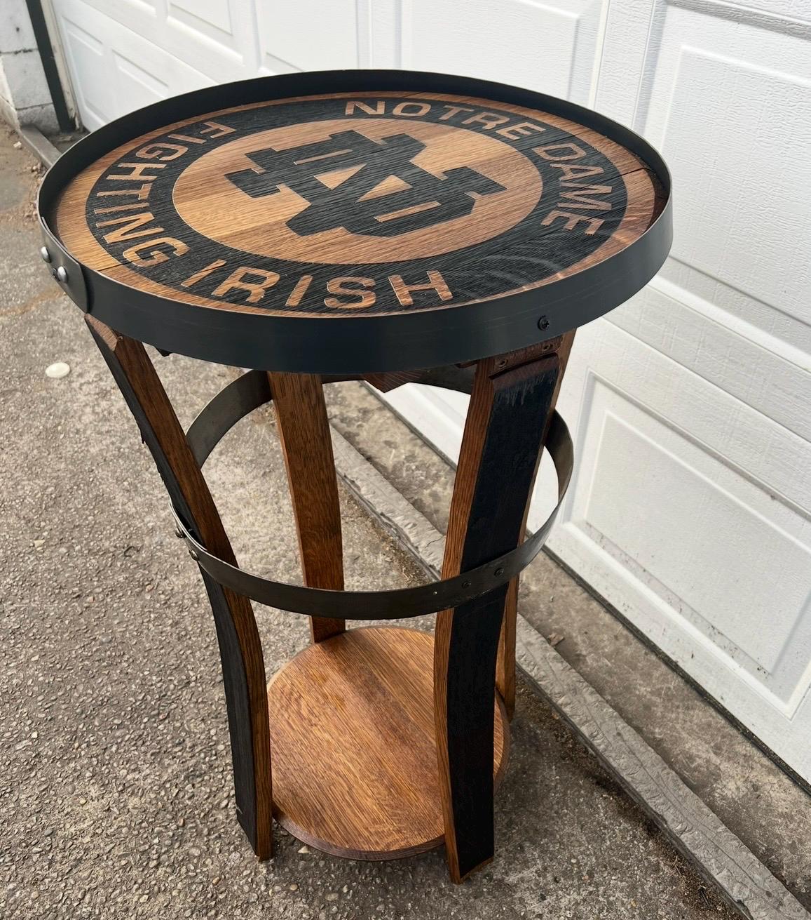 Bistro Barrel Stave Table - Etsy