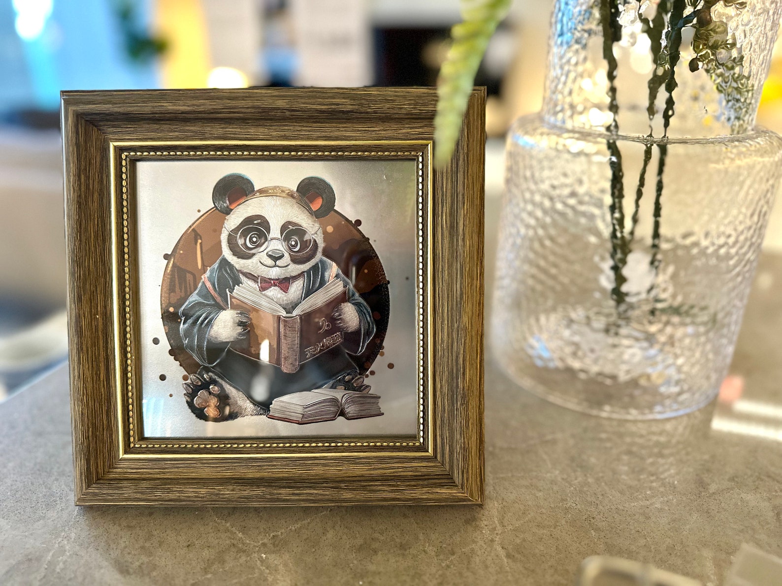 Metal Panda Art | Hand Engraved Artwork | Chinese Panda Art | Cute ...