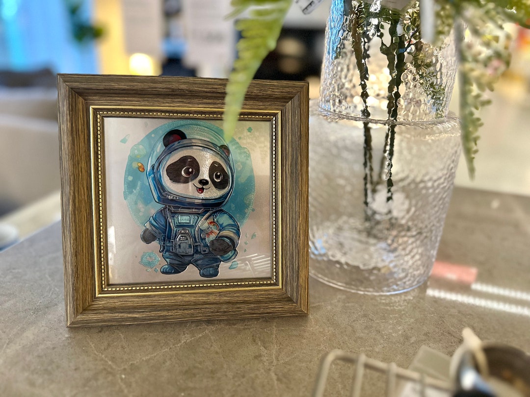 Metal Panda Art | Hand Engraved Artwork | Chinese Panda Art | Cute ...