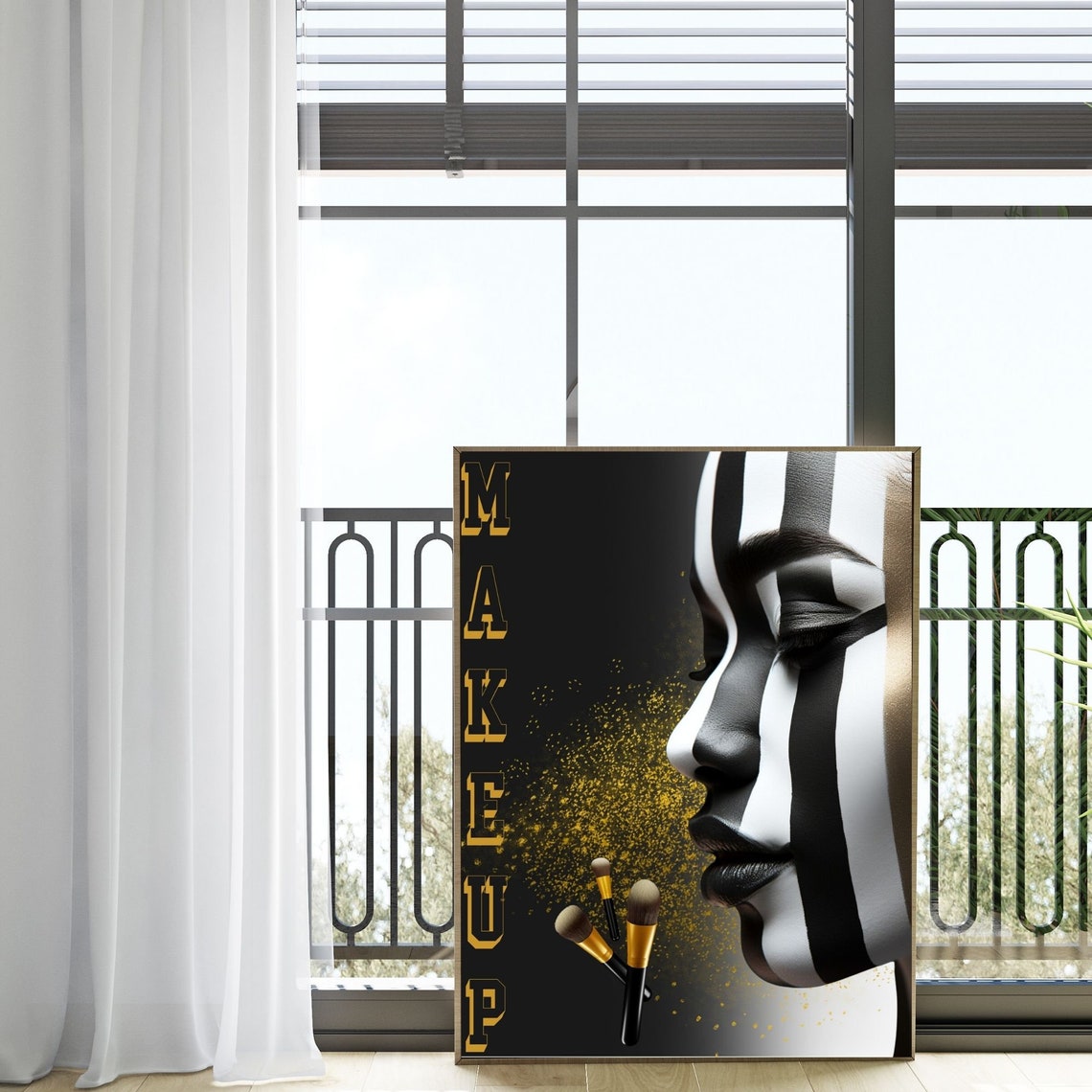 Makeup Wall Art,beauty Salon Decor, Glam Wall Art, Makeup Prints ...