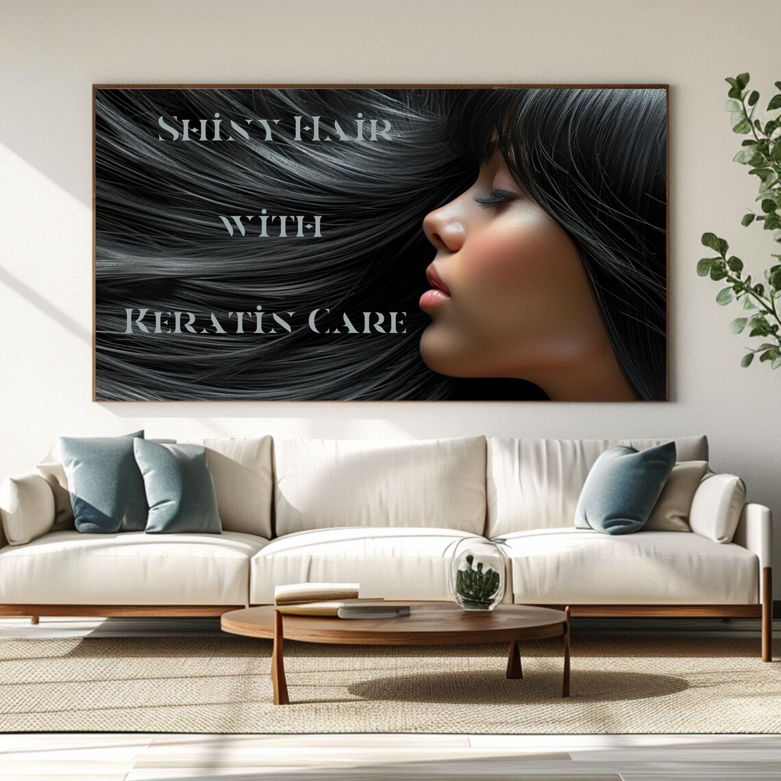 Hair Design Digital Downloadable, Hair Wall Decor Printable Art for ...