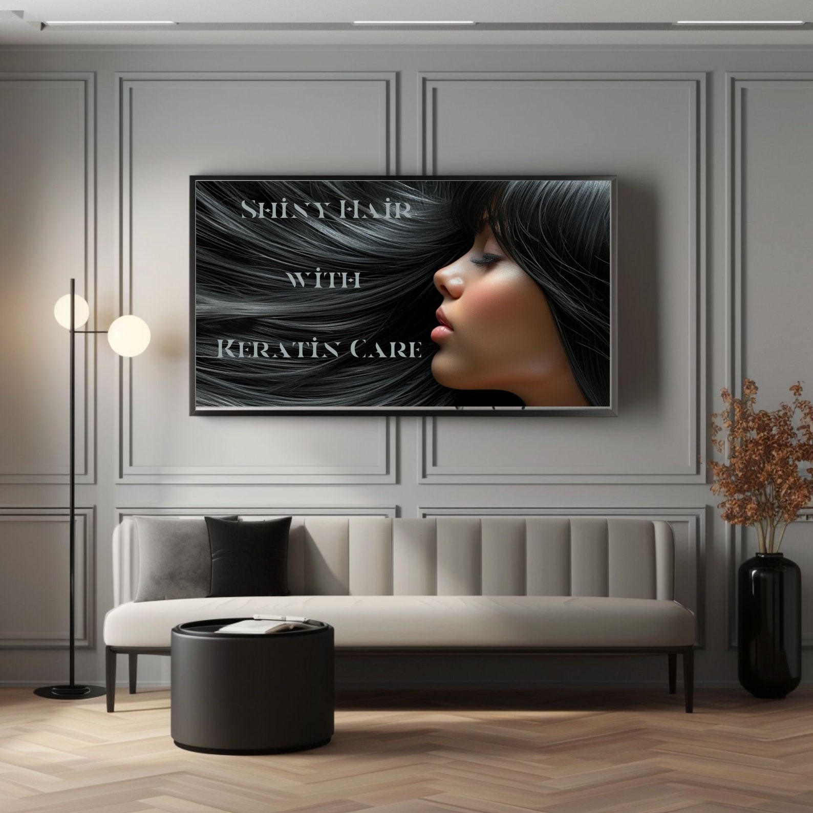 Hair Design Digital Downloadable, Hair Wall Decor Printable Art for ...