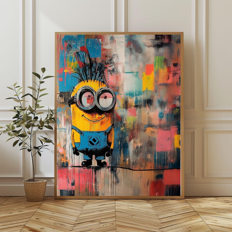 Minion Wall Mural - Etsy