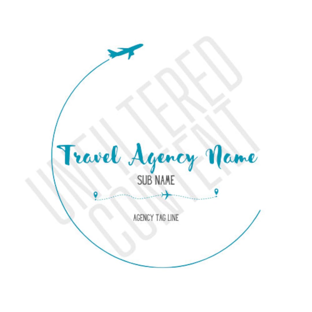 Simple Travel Agency Logo, Travel Agent Logo, Travel Agency Logo ...