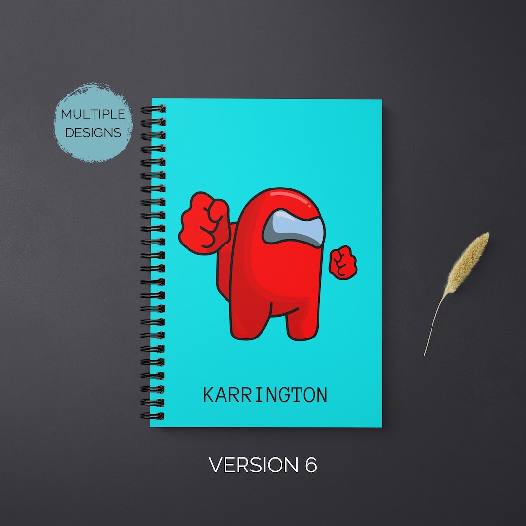 Custom Among Us Notebook, Crewmate. Imposter Themed Gaming Journal ...