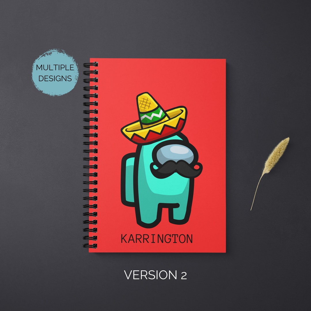 Custom Among Us Notebook, Crewmate. Imposter Themed Gaming Journal ...
