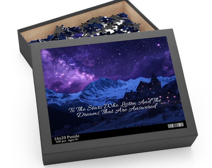 Acotar Puzzle Velaris Jigsaw Puzzle, ACOTAR Merch Fantasy Picture ...