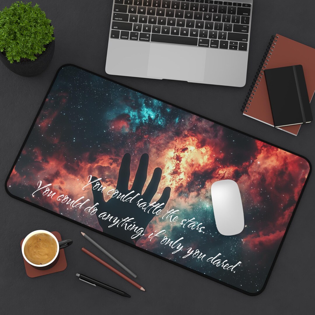 Throne of Glass Desk Mat | You Could Rattle the Stars | Sarah J Maas ...